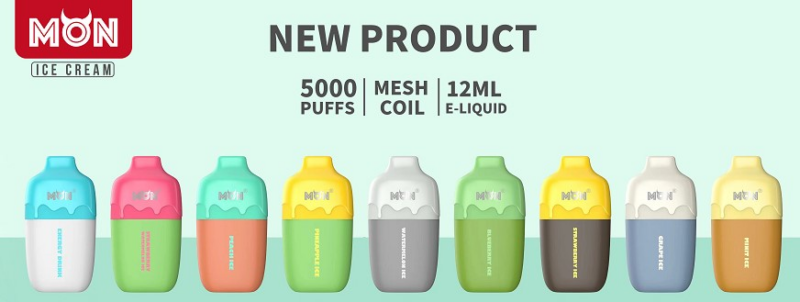 Mon Ice Cream 5000 Puff Disposable Vape | Amazing Vapes
